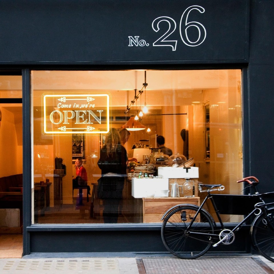 Neon Open Sign for Business Window, Warm White Come in We Are Open Led ...