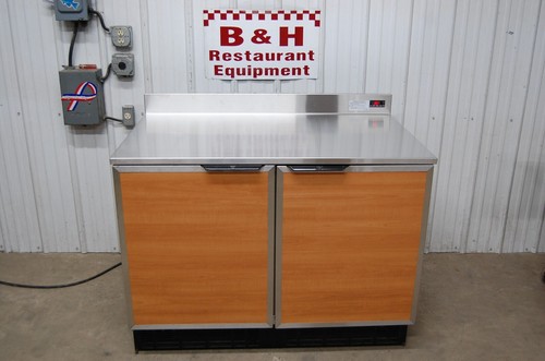 Duke 48″ Work Top Stainless Steel Two 2 Door Refrigerator Cooler RUF-48 ...