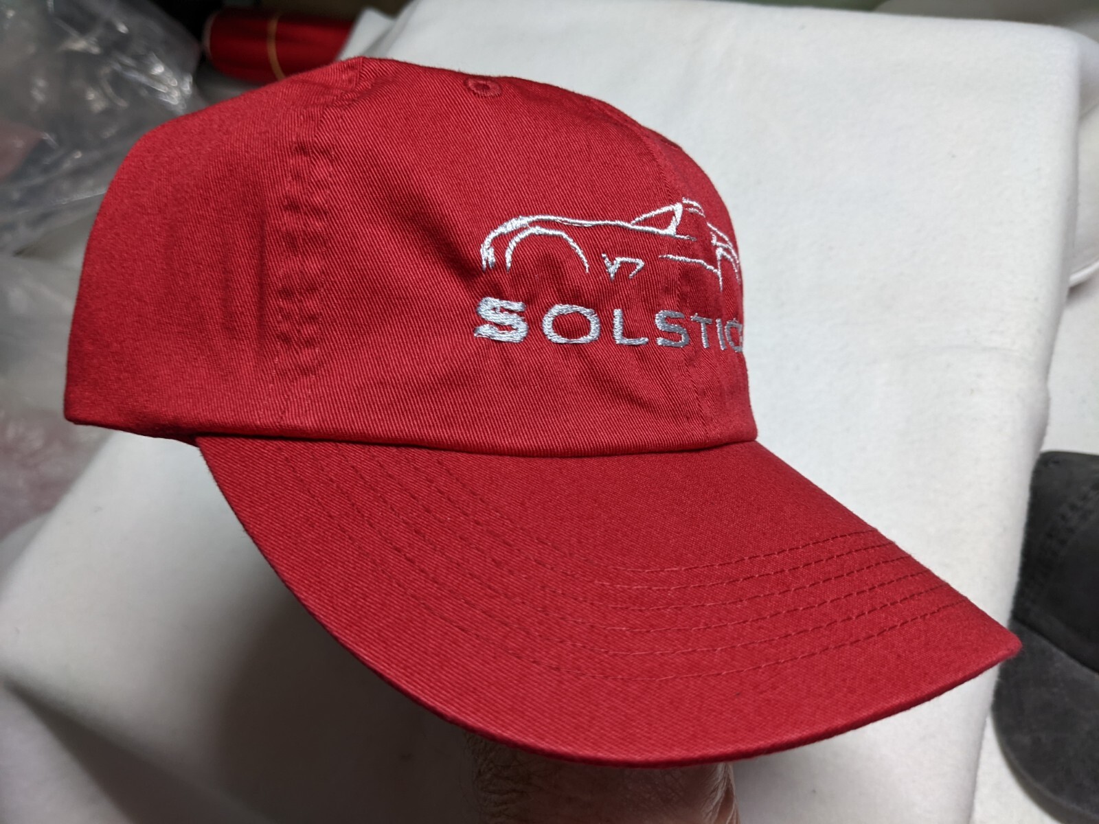 Pontiac Solstice Coupe Kappa Red Hat Embroidered Silver - Port ...