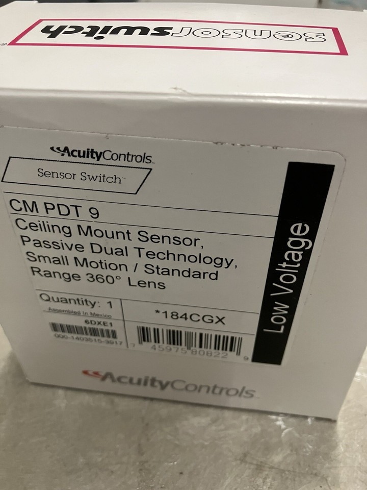 Acuity Controls CM-PDT-9 Ceiling Mount 360 Occupancy Sensor | eBay