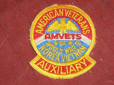 AMVETS American Veterans Auxiliary Patch | eBay
