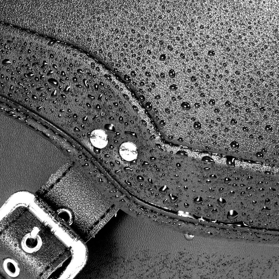 Motorcycle Saddle Bags Luggage For Harley Softail Standard FXST/Custom ...