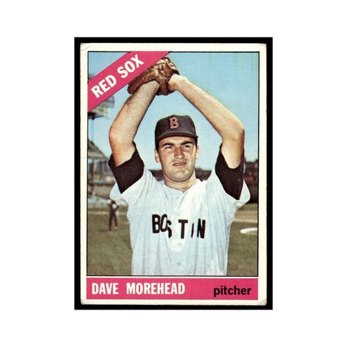 1966 Topps Baseball Card (Damaged) Dave Morehead Red Sox #135 | eBay