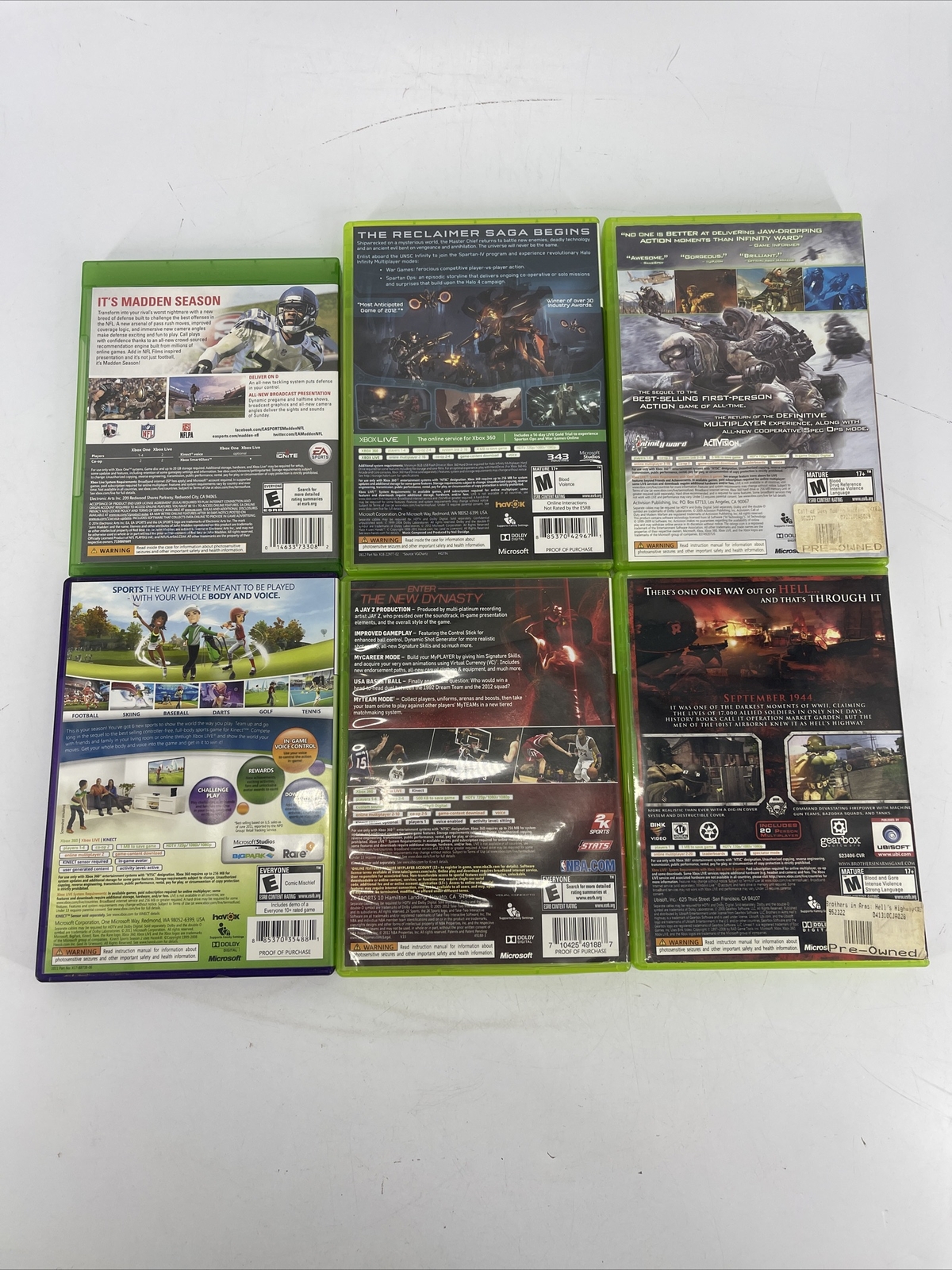 Original Xbox Game Lot Bundle of 28 Games All in Cases with Manuals 1 ...