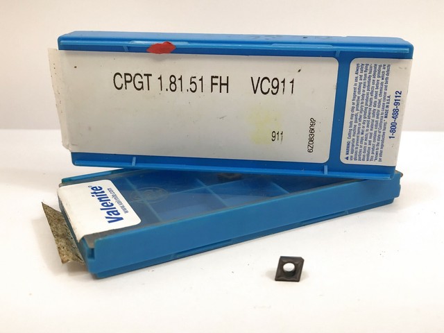 Valenite CPGT 1.81.51 FH Carbide Inserts Grade Vc911 13pcs for sale ...