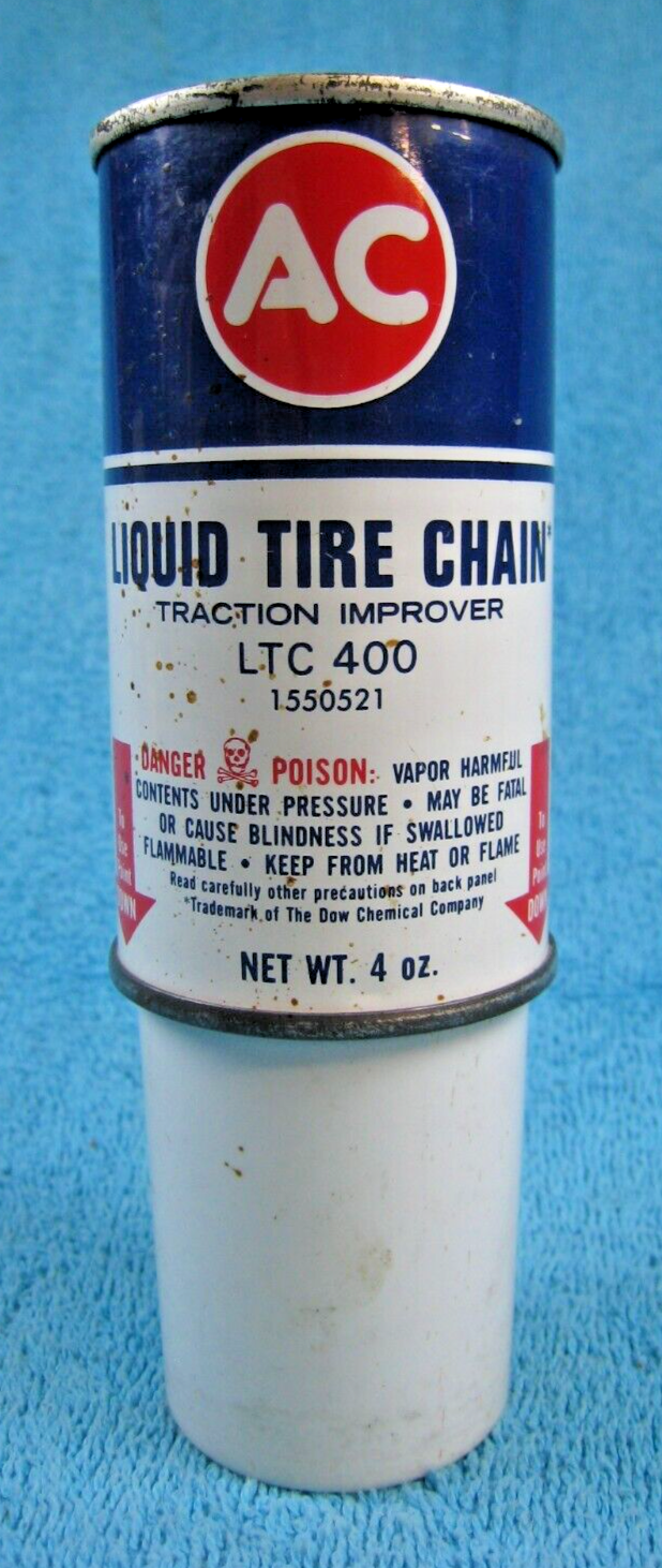 Original AC Liquid Tire Chain Traction Improver 1550521 NOS Accessory ...