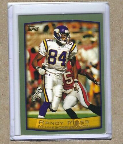2 Randy Moss 1999 Topps Football Cards #274 & 318 Minnesota Vikings NFL ...