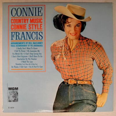 Connie Francis Country Music Connie Style Vinyl LP Record Album From ...