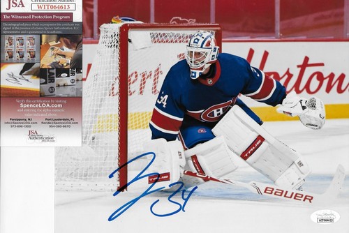 Signed Jake Allen Montreal Canadiens 8x10 Photo #18 Private Signing ...
