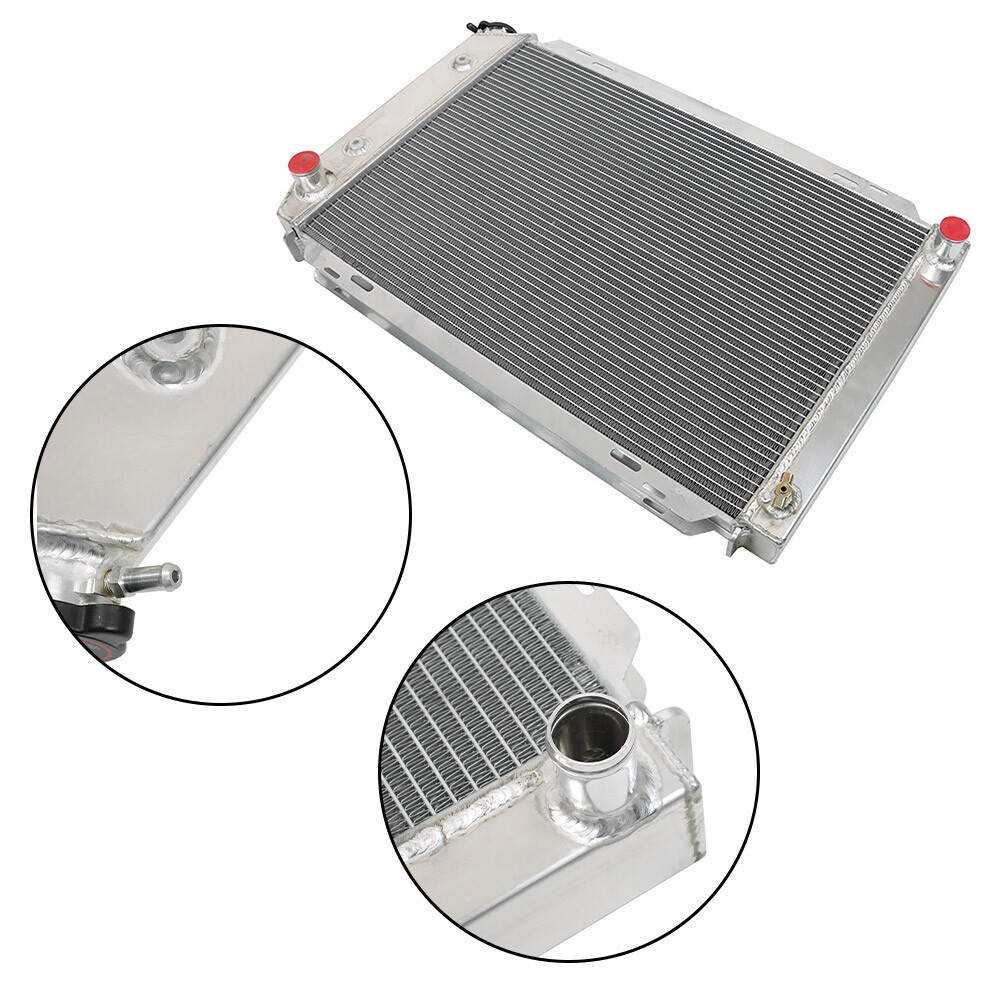 3 Row Full Aluminum Racing Radiator For 1979-1993 Ford Mustang GT/LX V6 ...