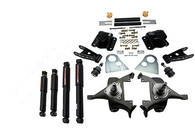 Belltech 94-99 Ram 1500 Ext Cab V8 2/4 Drop w/ND2 Shocks Lowering Kit ...