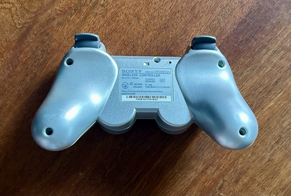 PS3 Controller - DualShock 3 SIXAXIS Wireless Controller - Silver | eBay