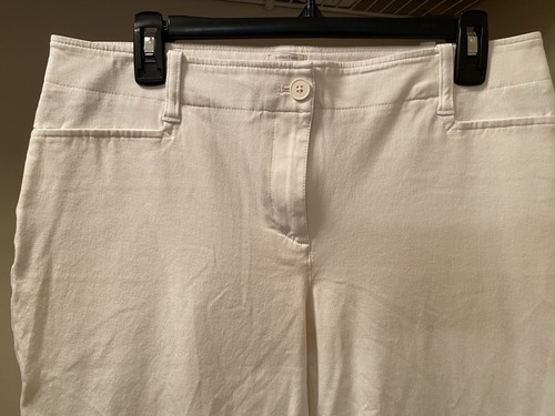 New Talbots Signature Petites White Capris Size 12P | eBay