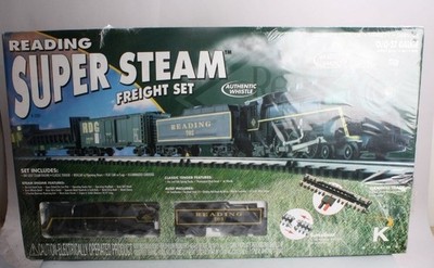 K-Line Reading Super Steam Freight Train Set K-1225 Wrapped New in the ...