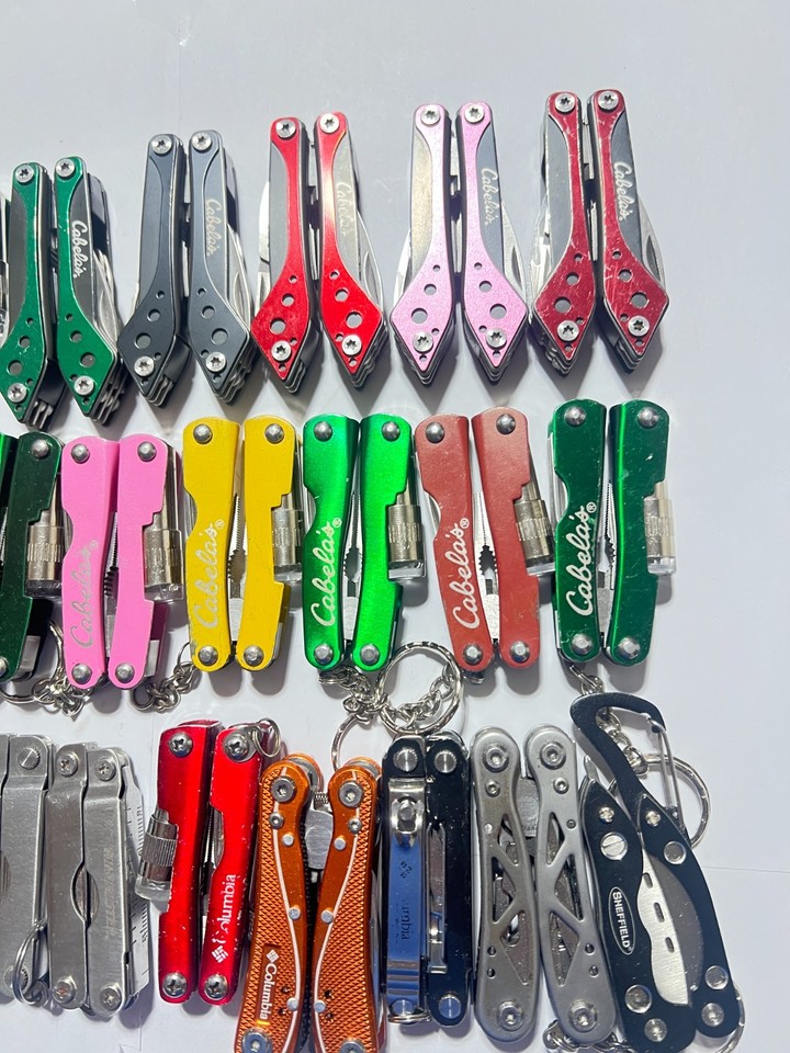 Lot of 25 Mini Multi Tools - Cabela's - Sheffield - Berkley ...