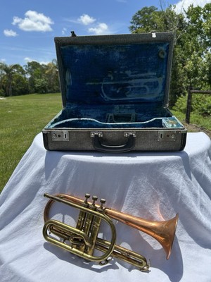 C G Conn Cornet Vintage With Case Elkhart Ind Professional | eBay