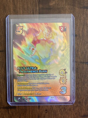 Universes My Hero Academia CCG PLUS ULTRA: Prominence Burn XR | eBay