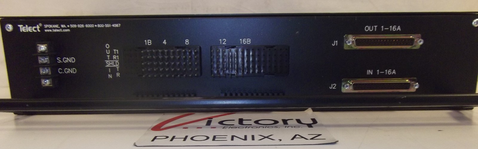 Telect DSX-1 Termination Panel Front Cross Connect With Rear Wire Wrap ...