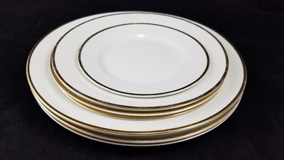 G.H.GRINDLEY DINNERWARE SET OF 7 PLATES 3 DIFFERENT SIZES "THE MERANGO ...
