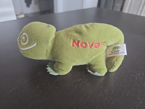 SUSE Novell Chameleon Lizard Gecko 7” Plush *Hard to Find* Linux | eBay