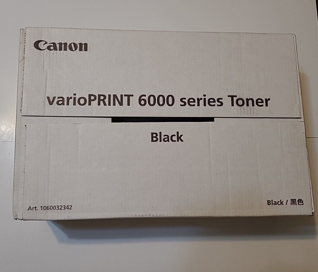 New Genuine Canon OCE 1060032342 VarioPrint 6000 Series Black Toner 2 ...