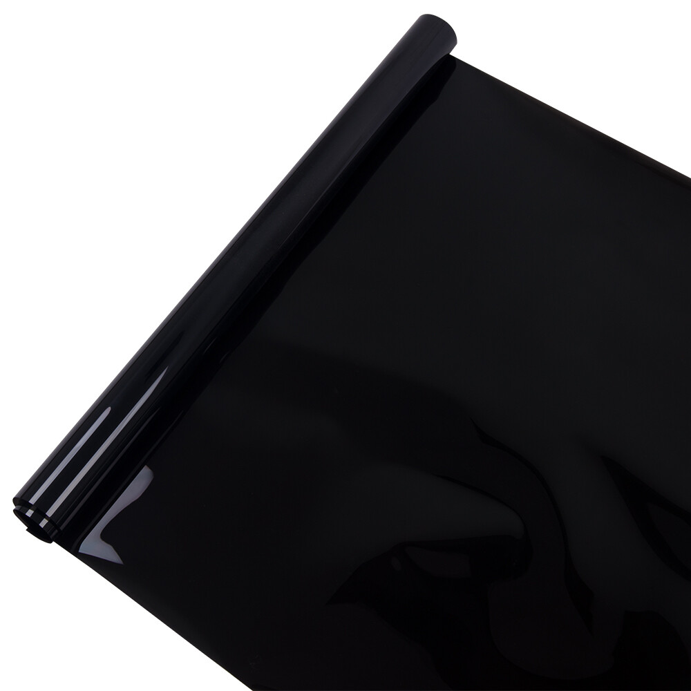 Deep Black VLT 15% Car Window Tint 100% UV Proof Nano Ceramic Home Auto ...