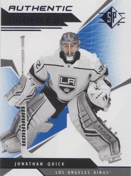 2018-19 SP - Authentic Profiles Jonathan Quick #AP-JQ Blue for sale ...
