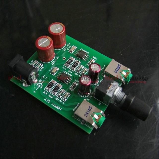 OPA2132 HIFI Headphone Amp Amplifier Finished Board Based on 47 Amp ...