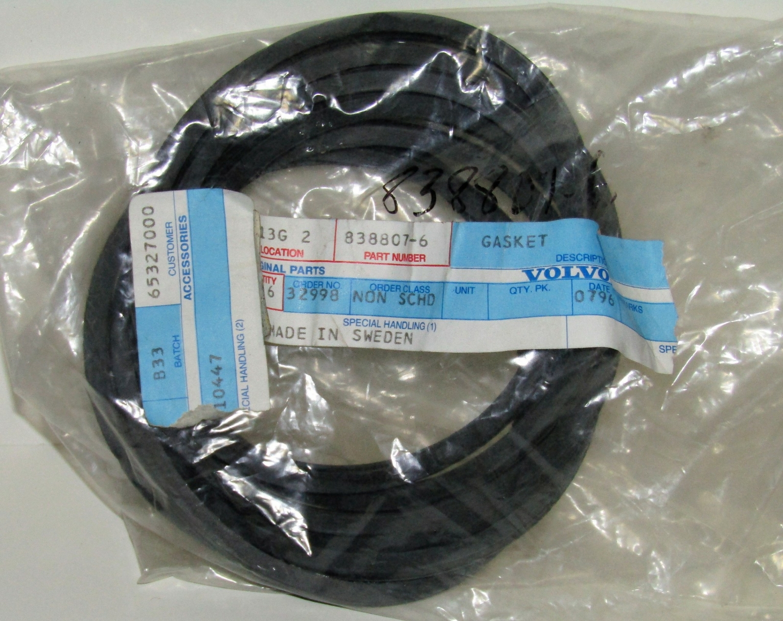NEW VOLVO PENTA MARINE BOAT SEALING RING GASKET LOT OF 7 PART NO ...