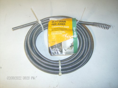 COBRA TOOLS 25FT 1/4" DRAIN PIPE AUGER - MISSING SPEED GRIP HANDLE | eBay