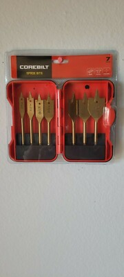 Corebilt 7-PiecesTitanium- Coated Spade Bit Set. (5). | eBay
