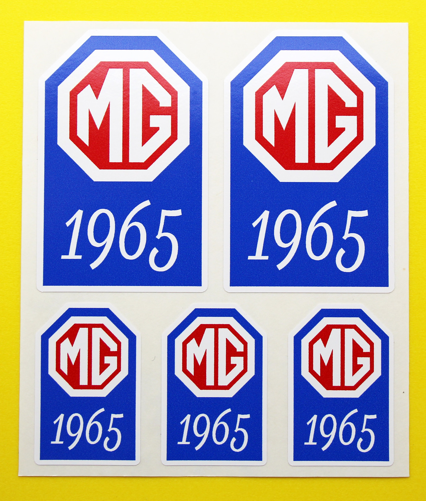MG 1961-1980 MG MIDGET MGB MGBGT V8 MGC Year Date stickers decals ...