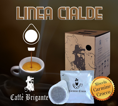 Caffè in CIALDE - CAFFE BRIGANTE - Miscela CARMINE CROCCO - Cialda ESE ...