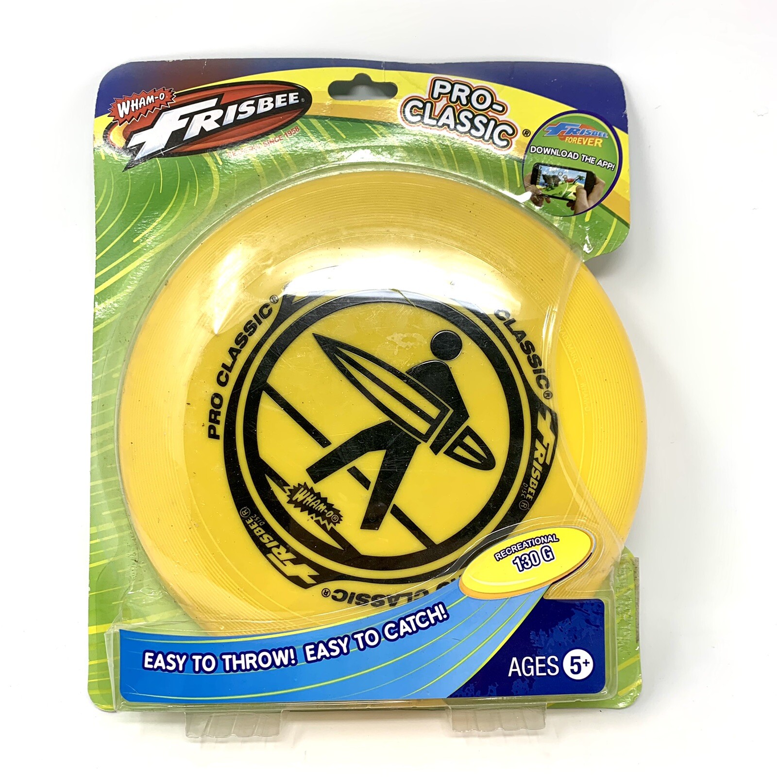 Wham- O - Pro Classic Frisbee 2019 Yellow Disc Recreational 130 G ...