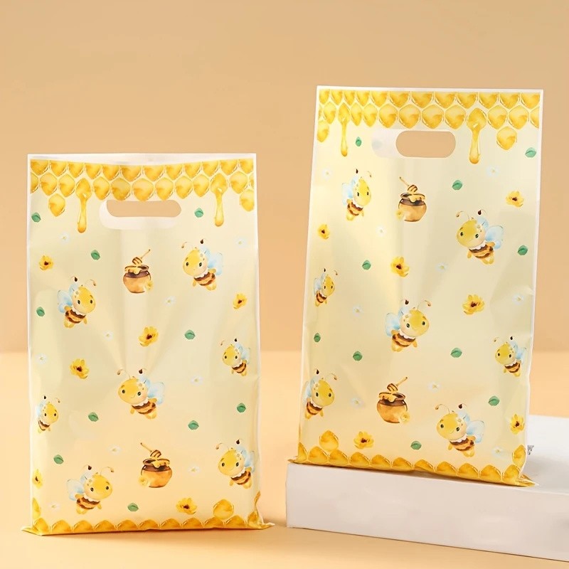 10pcs Bee Candy Handbags Little Bee Theme Party Cookie Biscuit ...