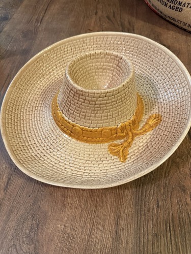 Vintage Whittier Sombrero Hat Chip And Dip Salsa Bowl | eBay