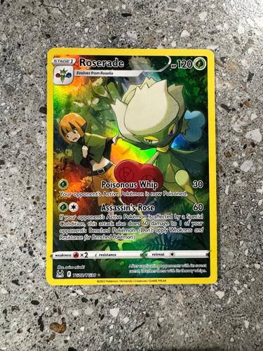 Pokemon TCG Cards Roserade TG02/TG30 Lost Origin Trainer Gallery Art ...
