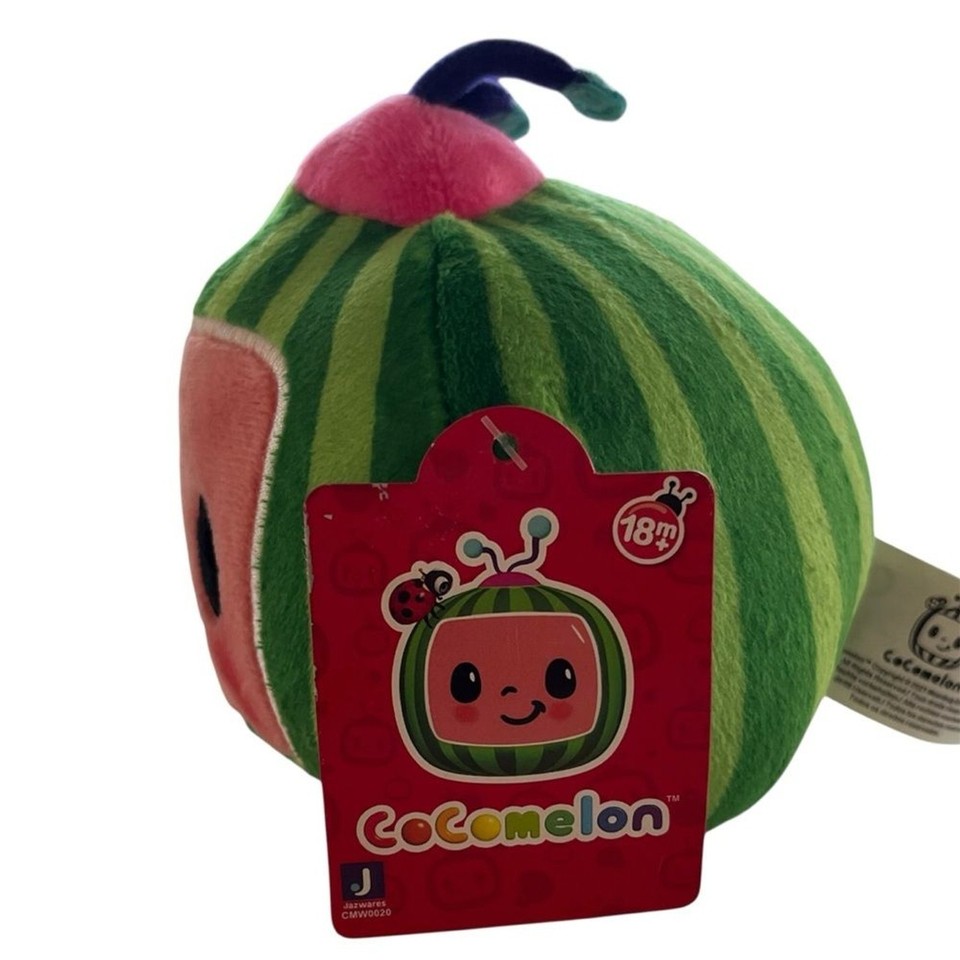 Cocomelon Watermelon Plush Toy with Ladybug Green and Pink New With ...