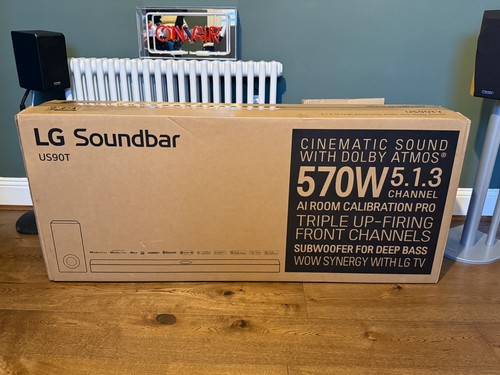 LG US90TY 5.1.3 Ch Dolby Atmos Soundbar & Subwoofer Brand New Sealed ...