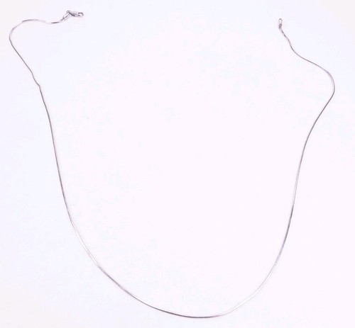 Milor Italy 14K White Gold Italian Snake Chain Necklace 18.25" 3.80 ...