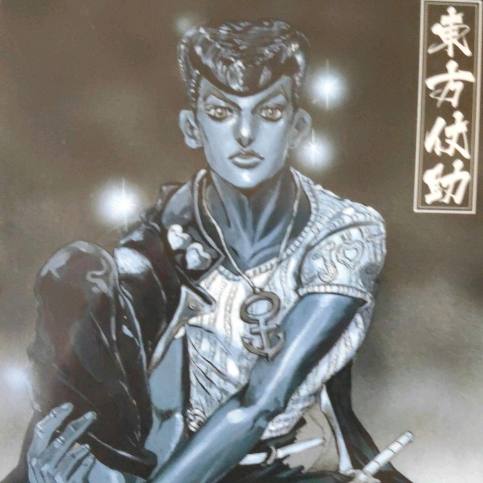 JoJo's Bizarre Adventure PostCard Original Art Exhibition JOJO Hirohiko ...