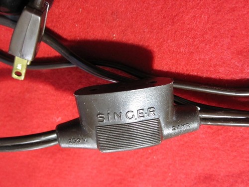 1953 Singer Featherweight 221 Sewing Machine Foot Controller & CORDS ...
