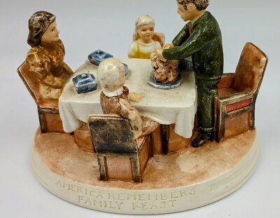 Vintage Sebastian Handcast & Hand Painted America Remembers Family ...