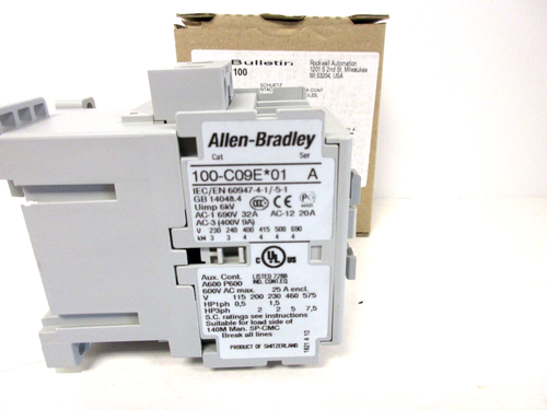 Allen-Bradley 100-C09EJ01 Series A. Contactor | eBay