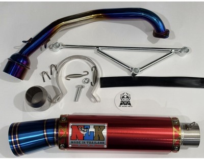 GY6 150CC TO 232CC MOTORCYCLE SCOOTER RACING MUFFLER PIPE NLK W SENSOR ...