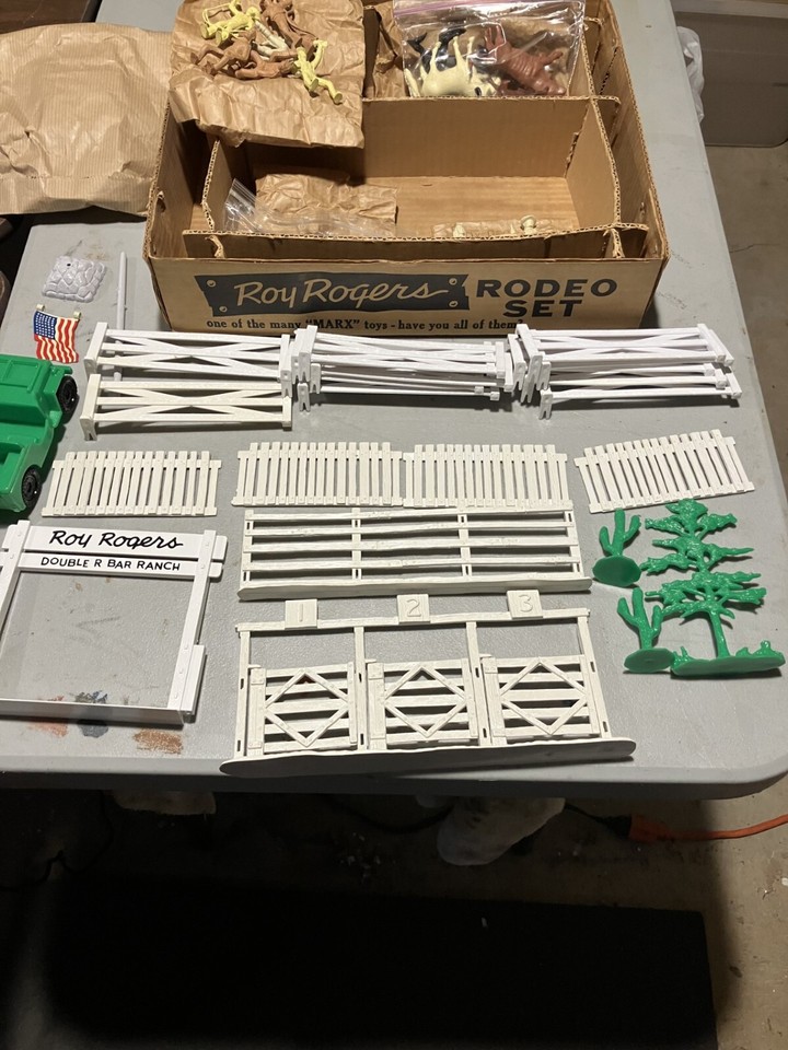 Marx Playsets Roy Rogers Rodeo Set | eBay