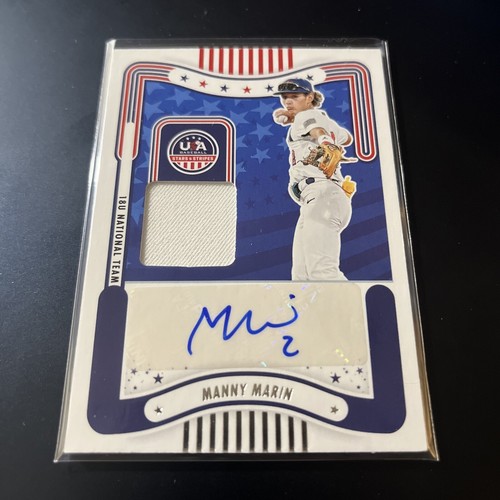 2024 Panini USA Stars & Stripes Manny Marin GAME-USED PATCH AUTO (CL2 ...