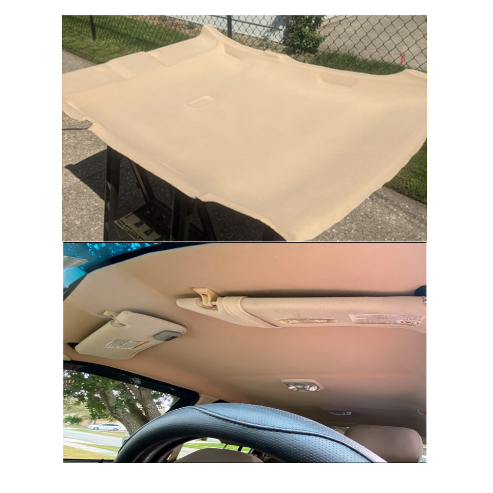 100Inch x 60Inch Beige Headliner Fabric Headliner Material Headliner ...