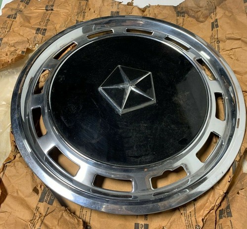 1980'S Original New Old Stock Chrysler Hub Cap Black | eBay