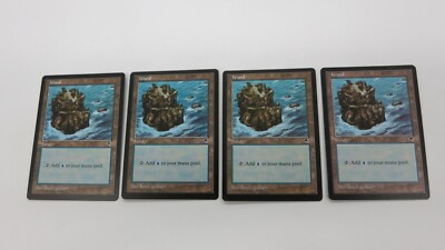 4x ISLAND TEMPEST BASIC LAND MTG MAGIC THE GATHERING BASIC LAND X4 NM ...